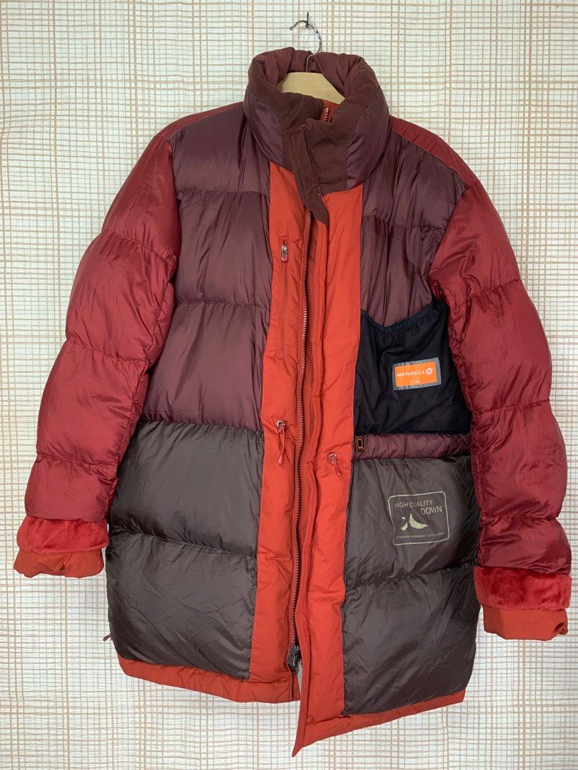 Merrell (Jungle Neck) Unisex Raccoon Field Down Jacket, Men's Fashion ...