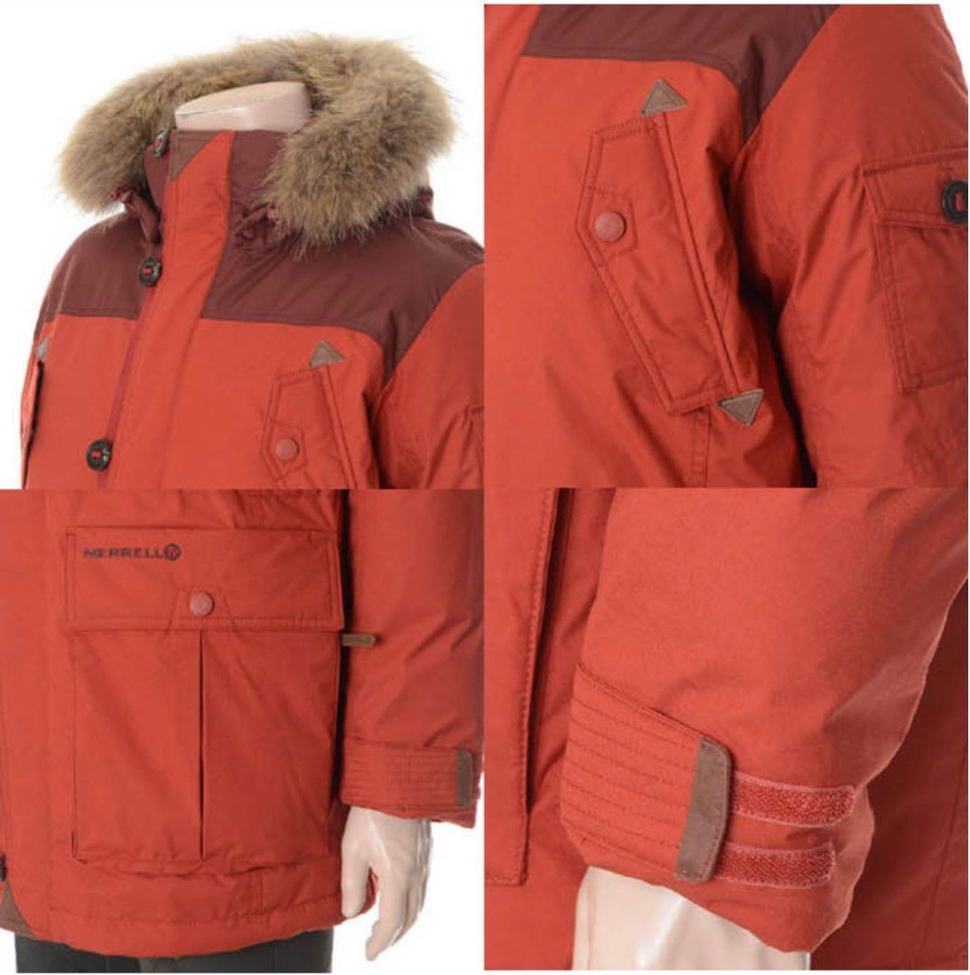 Merrell (Jungle Neck) Unisex Raccoon Field Down Jacket, Men's Fashion ...