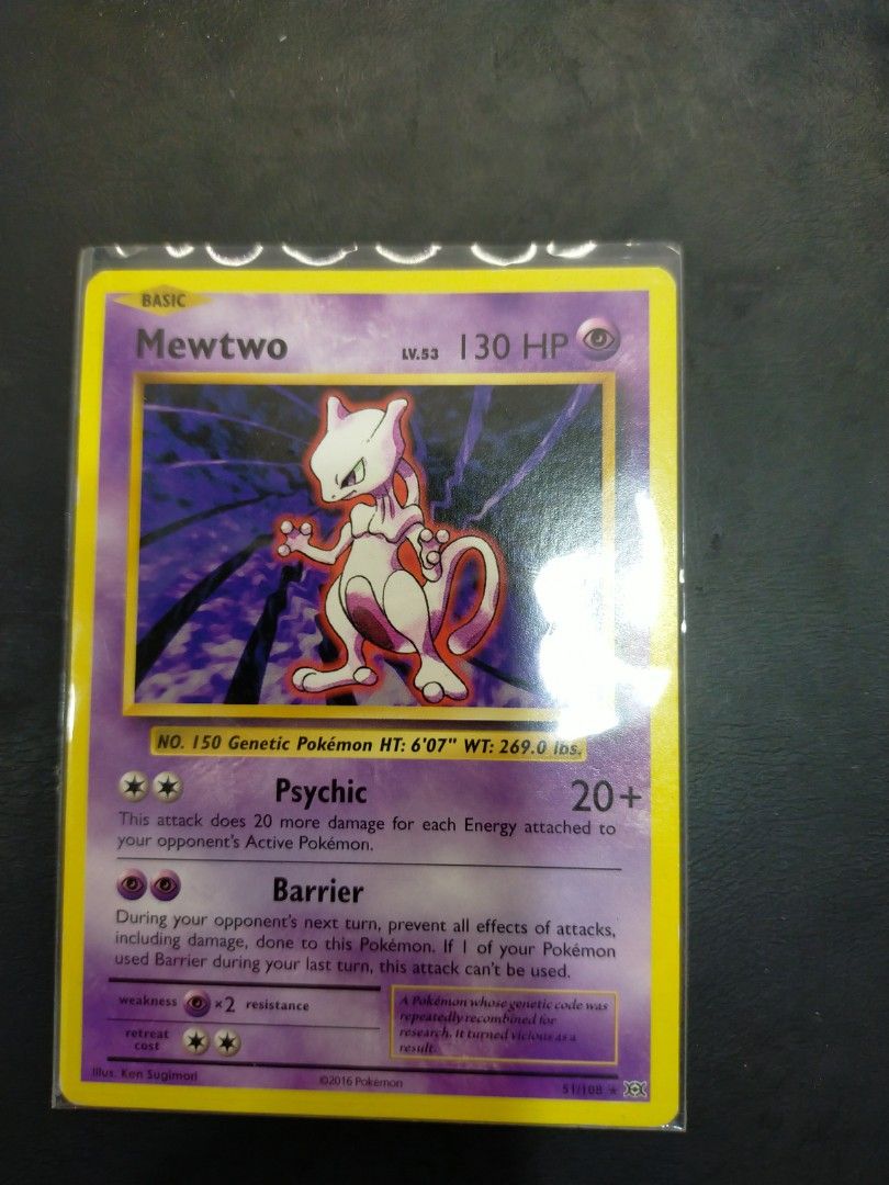 mewtwo evolution non holo, Hobbies & Toys, Memorabilia & Collectibles ...