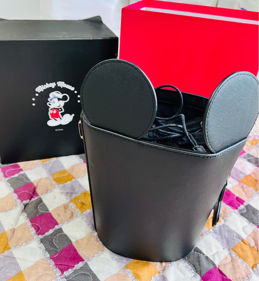 Mickey Mouse Bucket Bag Large Capacity, Women's Fashion, Bags & Wallets ...