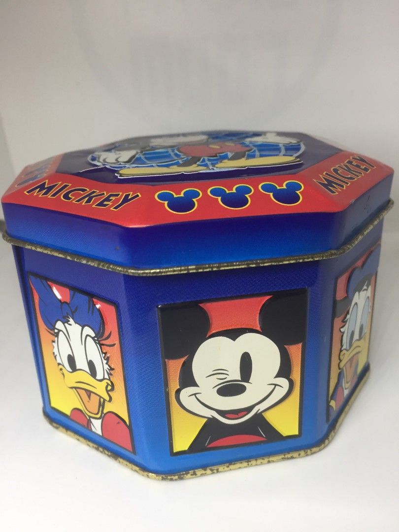 Mickey Mouse Tin Can, Hobbies & Toys, Toys & Games on Carousell