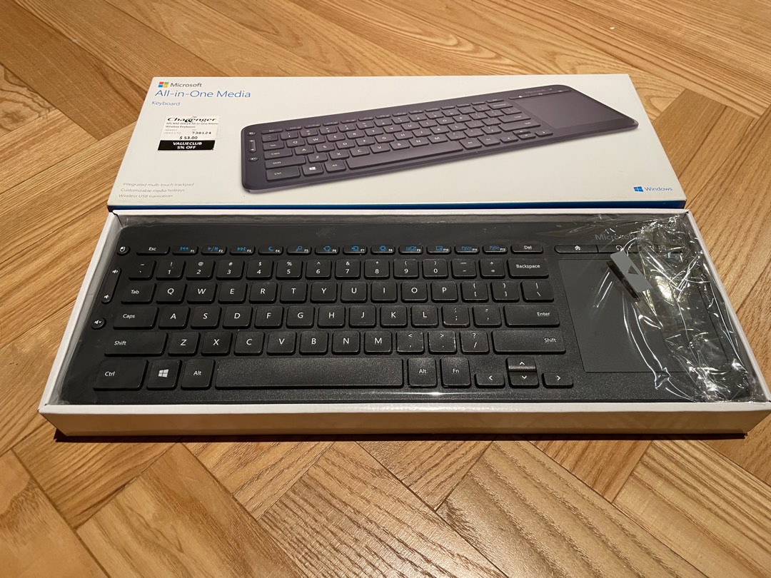 Microsoft Wireless Keyboard with touchpad, Computers & Tech, Parts ...