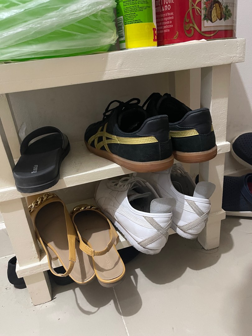 Mini shoe rack - custom made, solid wood, Women's Fashion, Footwear ...