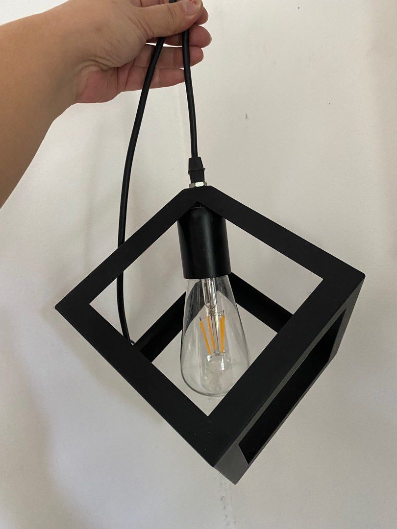 Modern Drop light with Incandescent light bulb, Furniture & Home Living ...