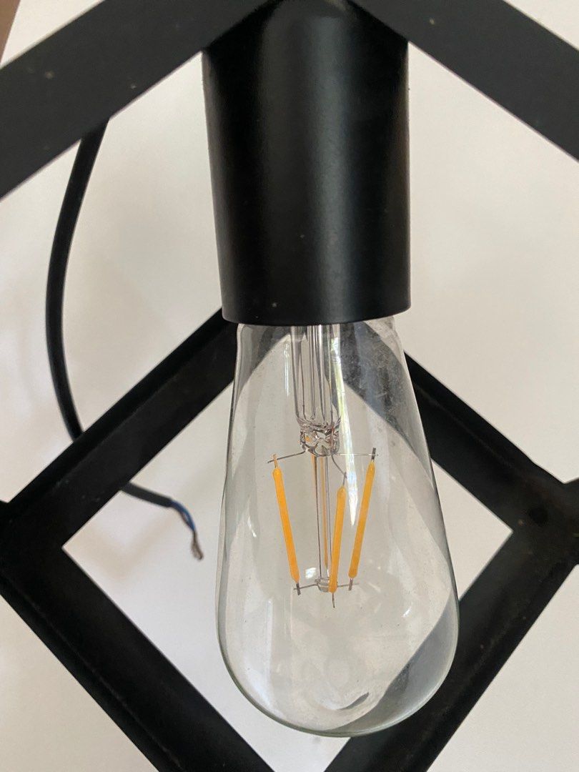 Modern Drop light with Incandescent light bulb, Furniture & Home Living ...