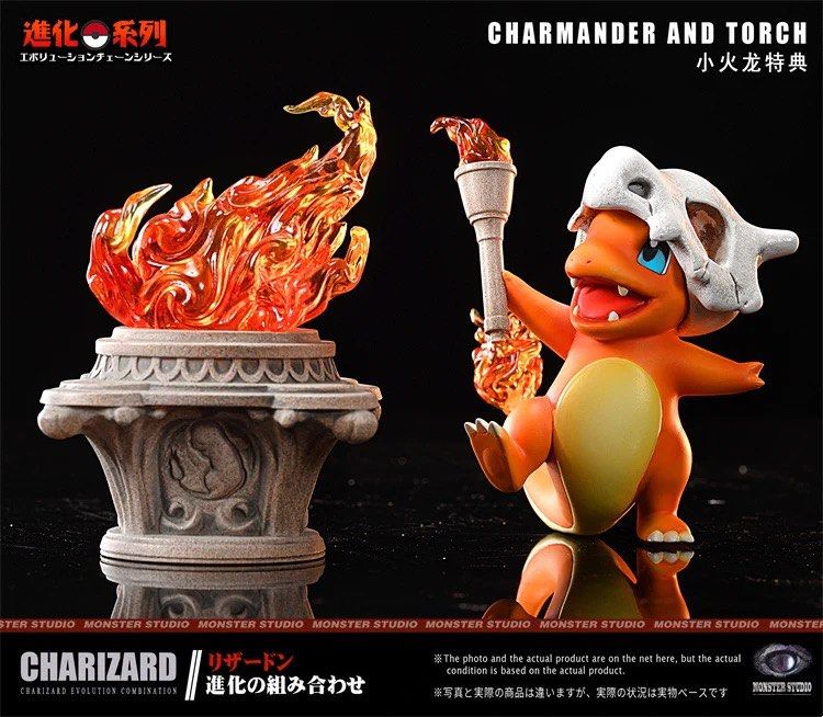 Monster Studio - Charizard , Charmander & Charmeleon, Hobbies & Toys ...