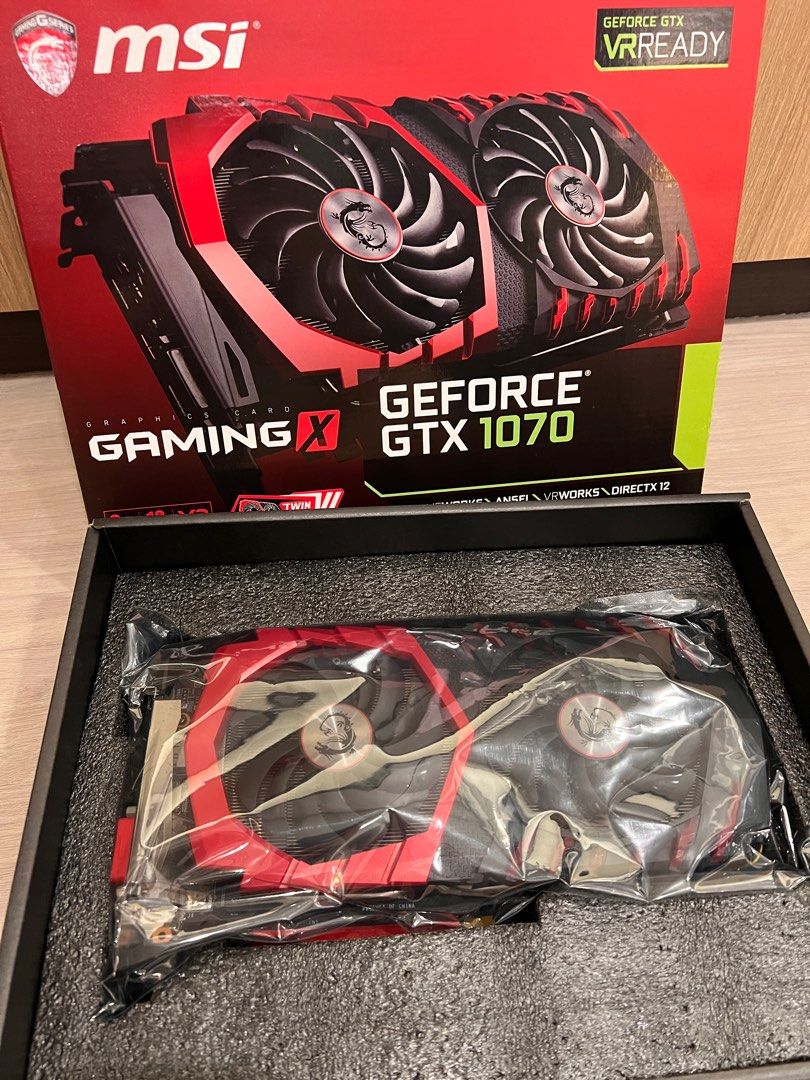 MSI GTX 1070 Gaming X 8GB GPU, Computers & Tech, Parts & Accessories ...