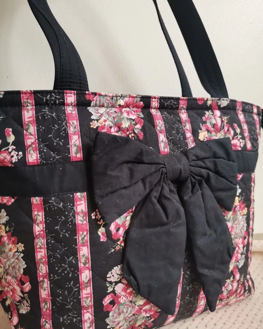 Naraya Large Floral Tote Bag, Women's Fashion, Bags & Wallets, Tote ...