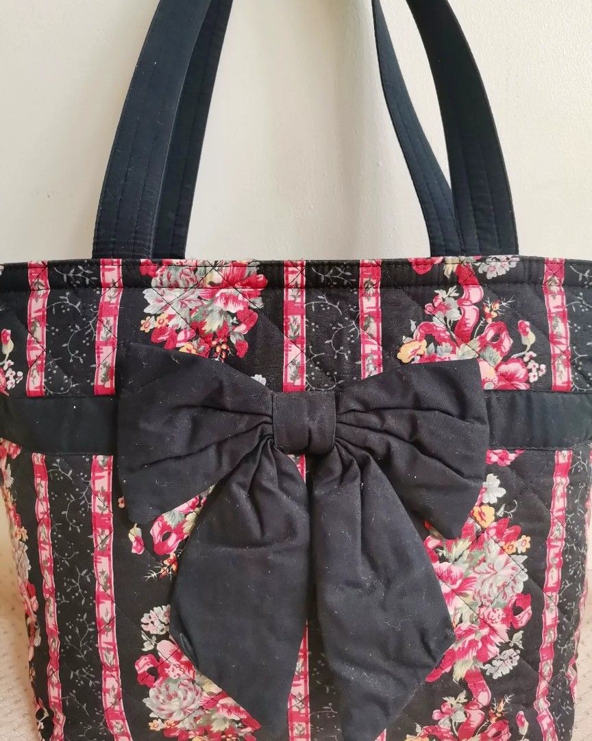 Naraya Large Floral Tote Bag, Women's Fashion, Bags & Wallets, Tote ...