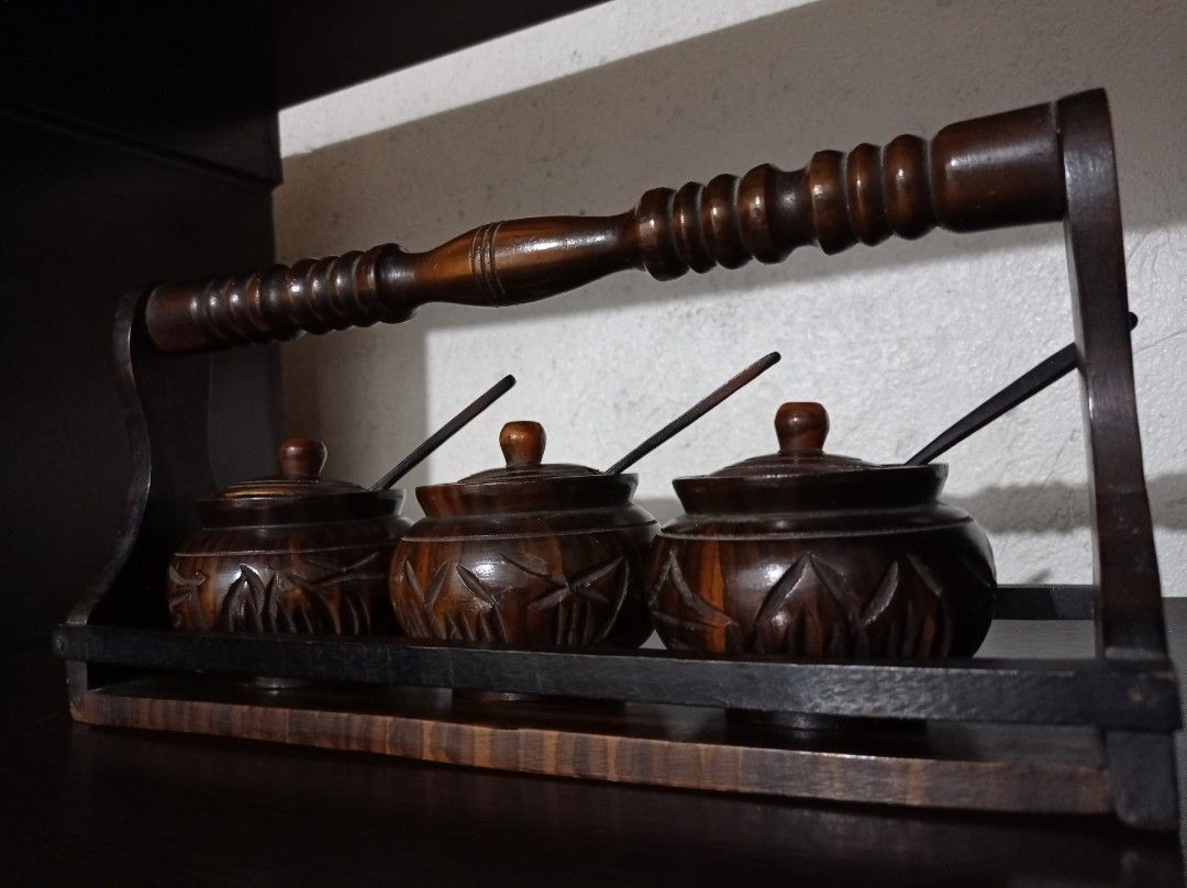 Native Wooden Coffee Container, Furniture & Home Living, Kitchenware ...