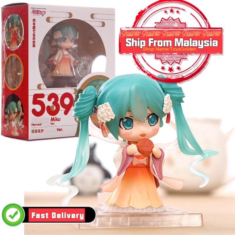 Nendoroid 539 Hatsune Miku Action Figure 10cm Moon Fairy White Wugou ...