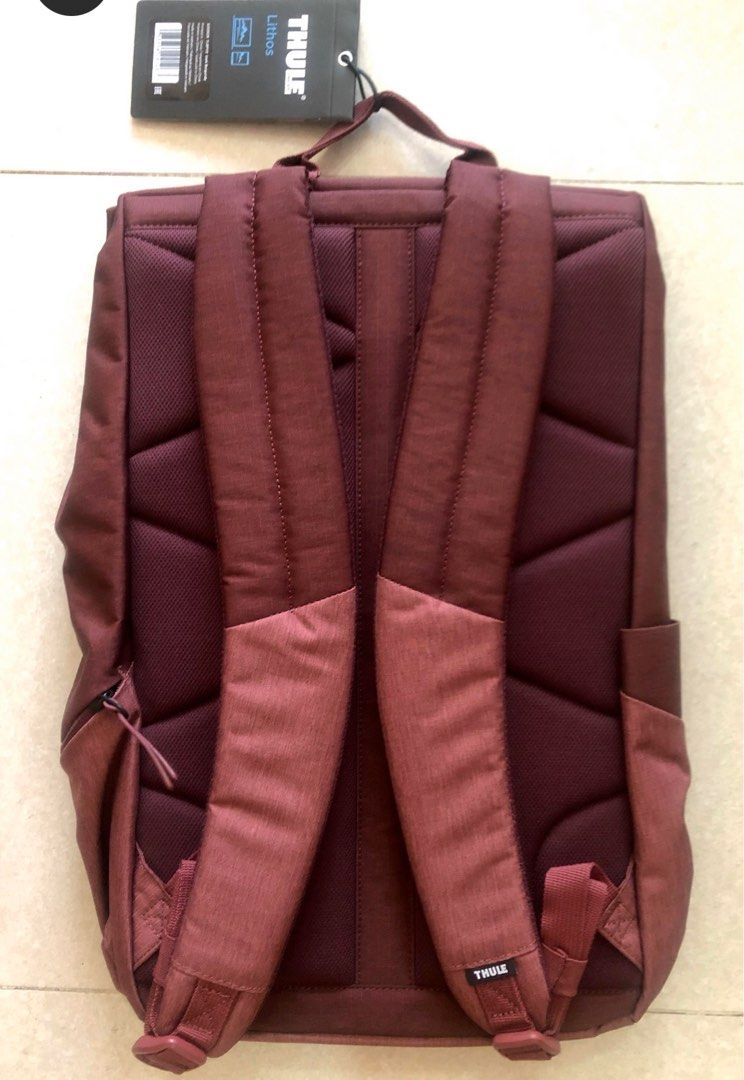 New & Authentic - THULE Lithos Backpack laptop office work, volume 16L ...