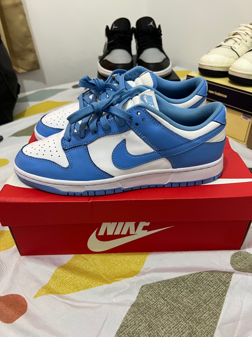 Nike Dunk Low unc, Men's Fashion, Footwear, Sneakers on Carousell