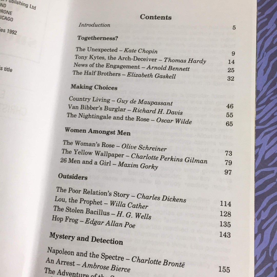 Nineteenth Century Short Stories, Hobbies & Toys, Books & Magazines, Fiction & Non-Fiction on ...