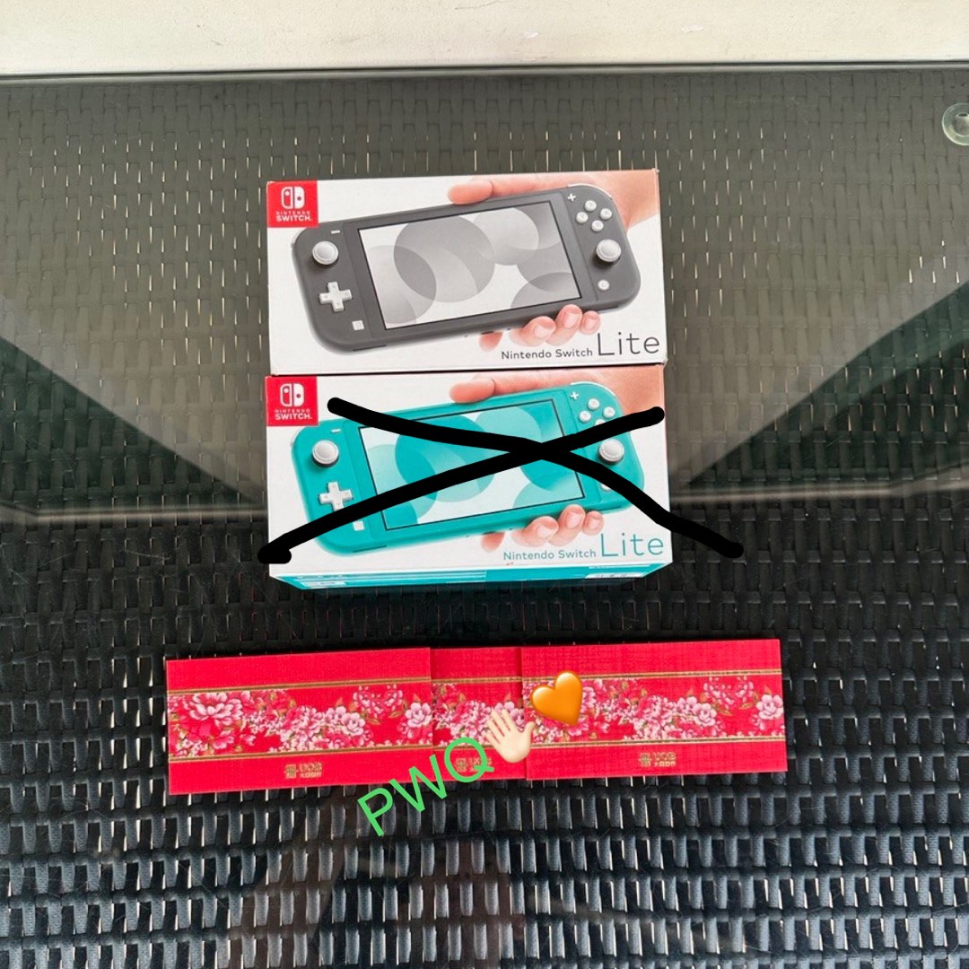 Nintendo Switch Lite Full Box Set, Video Gaming, Video Game Consoles ...