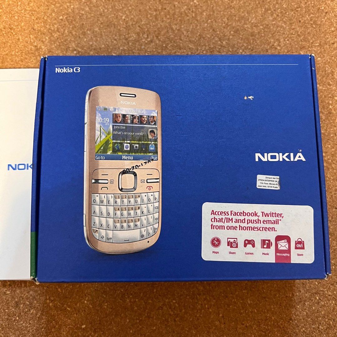 Nokia C3-00 Early Gen Antique Phone, Mobile Phones & Gadgets, Mobile Phones, Early Generation ...