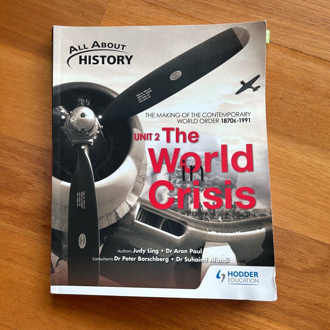 O level History textbooks Unit 2 The World in Crisis, Workbook, Hobbies ...