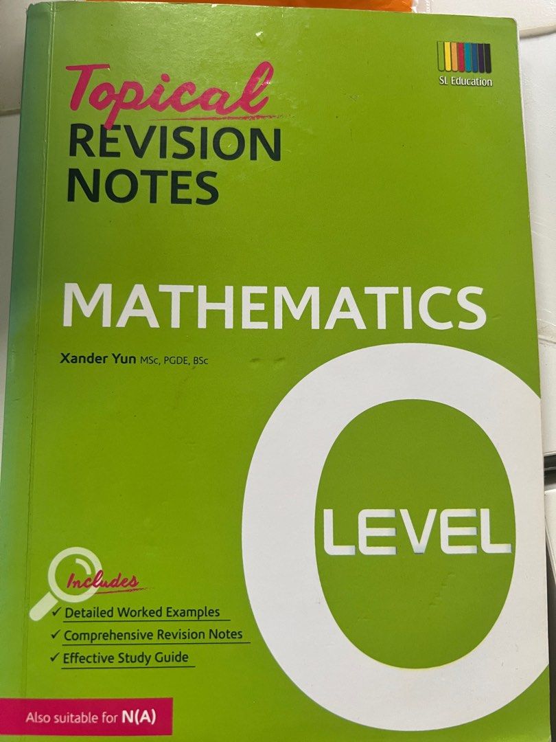 O Level Topical Revision Notes, Hobbies & Toys, Books & Magazines ...