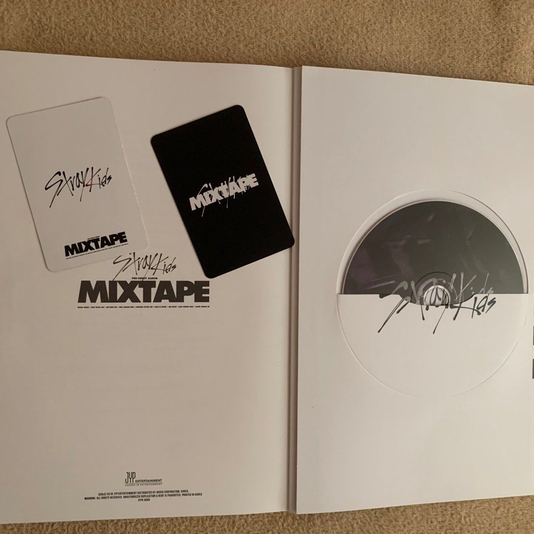PRICE NEGOTIABLE 🤍🤍OFFICIAL STRAY KIDS PRE-DEBUT Album MIXTAPE: CD ...