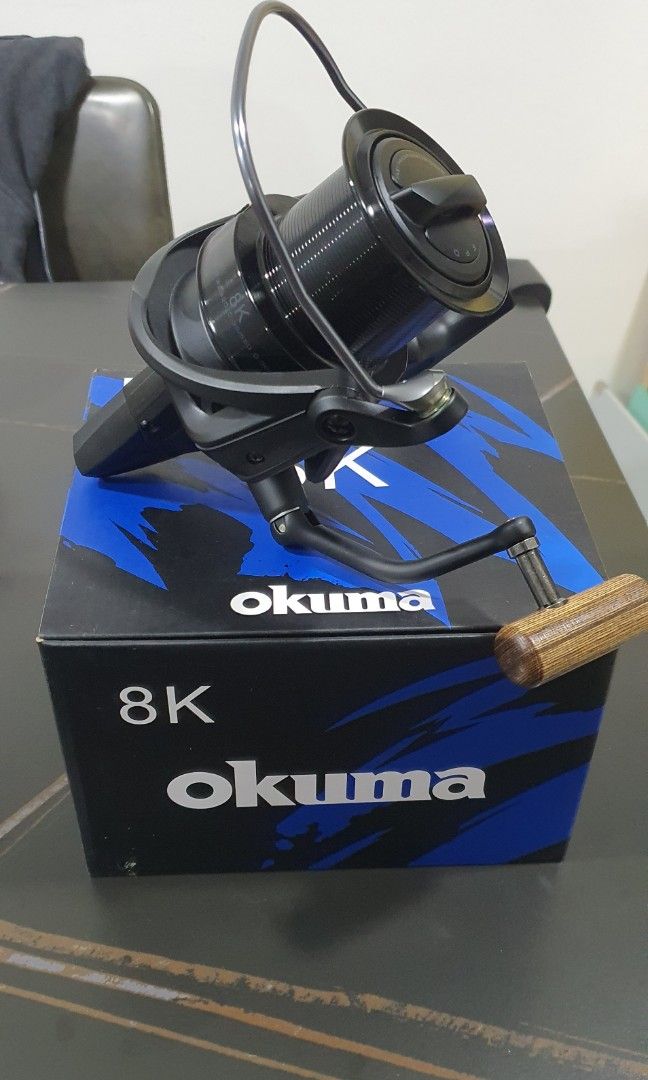 Okuma 8K Spinning Surfcast Reel, Sports Equipment, Fishing on Carousell