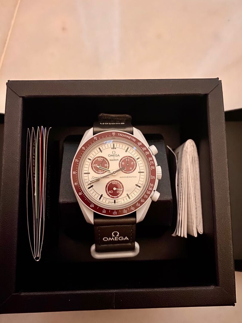 Omega x Swatch Pluto, Luxury, Watches on Carousell