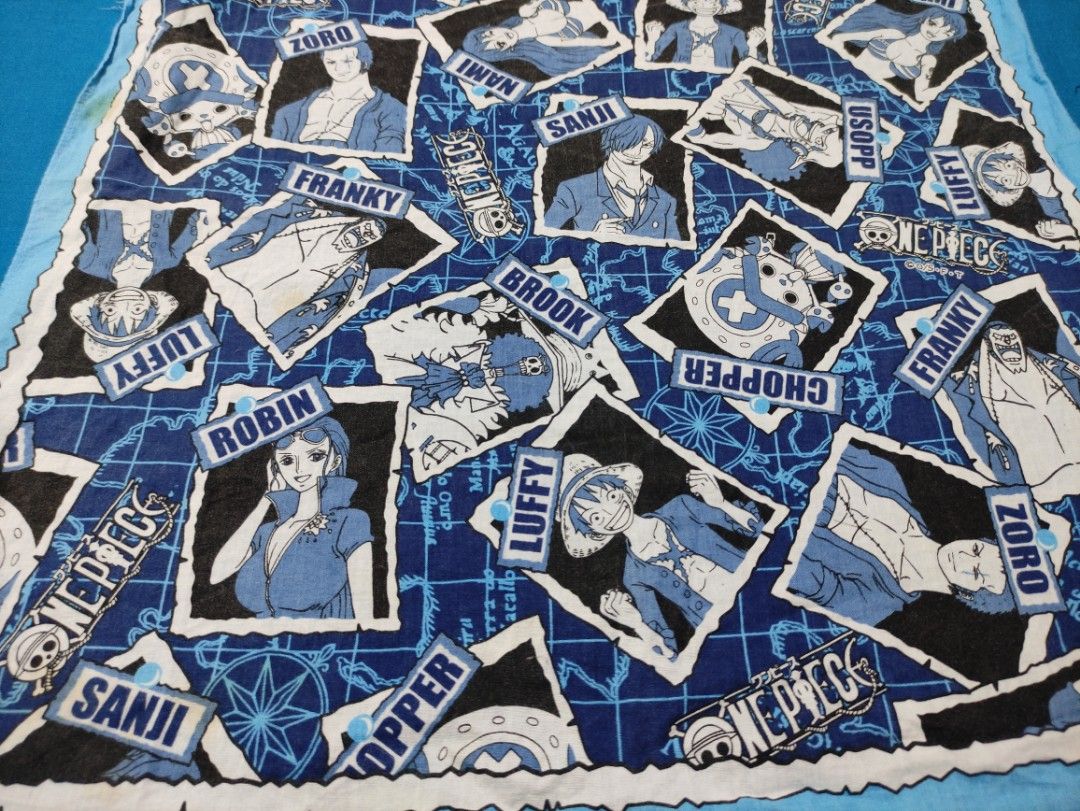 One Piece Anime SHC Straw Hats Mugiwara Crew Handkerchief Merch ...