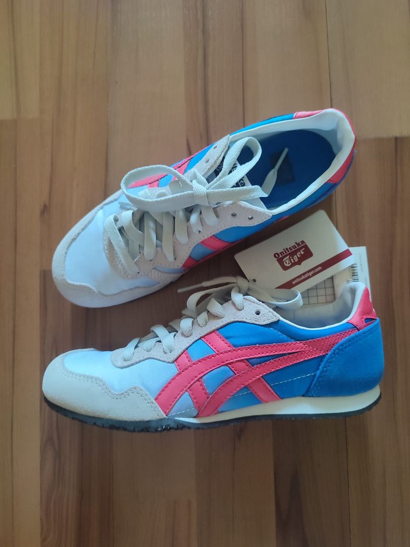 Onitsuka Tiger Serrano White/Passion Pink, Women's Fashion, Footwear ...