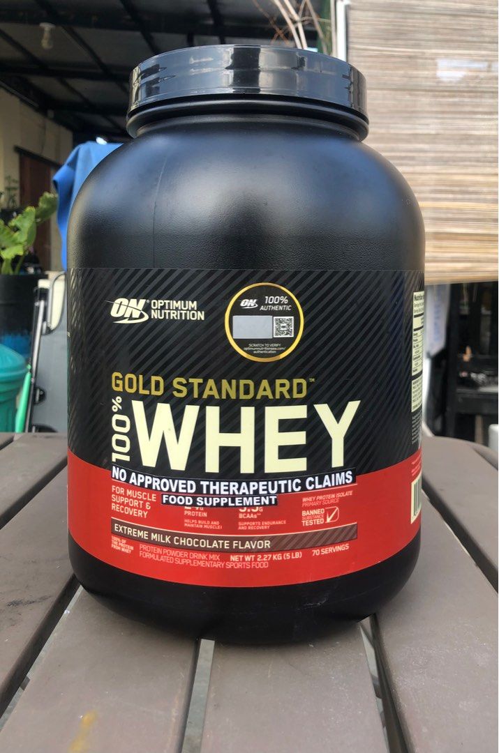 Optimum Nutrition Gold Standard Whey Protein - 5 lbs (Extreme Milk Chocolate), Health ...