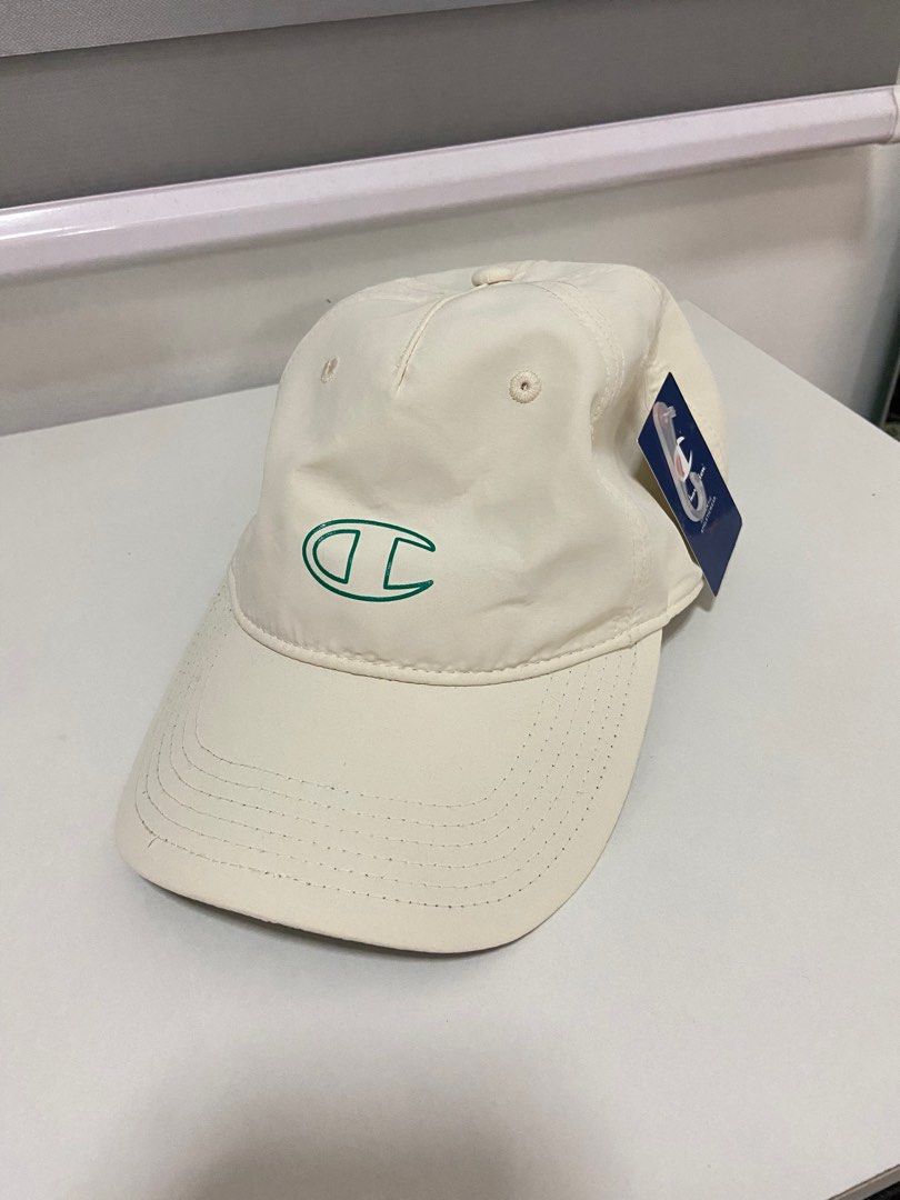 ORIGINAL CHAMPION WHITE CAP WITH GREEN LOGO (Limited design), Men's ...