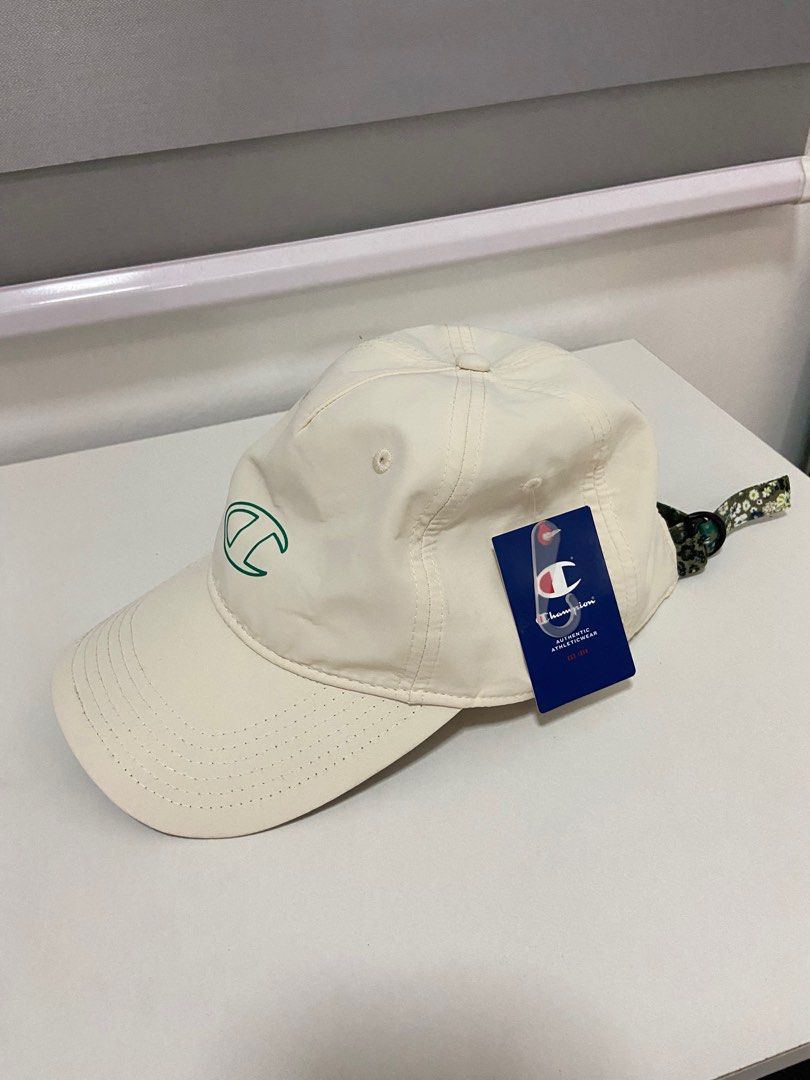 ORIGINAL CHAMPION WHITE CAP WITH GREEN LOGO (Limited design), Men's ...