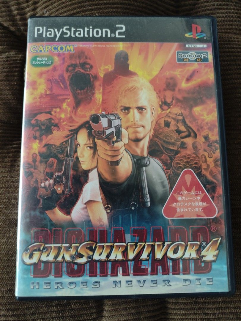ORIGINAL PS2 DISC BIOHAZARD GUN SURVIVOR 4, Video Gaming, Video Games ...