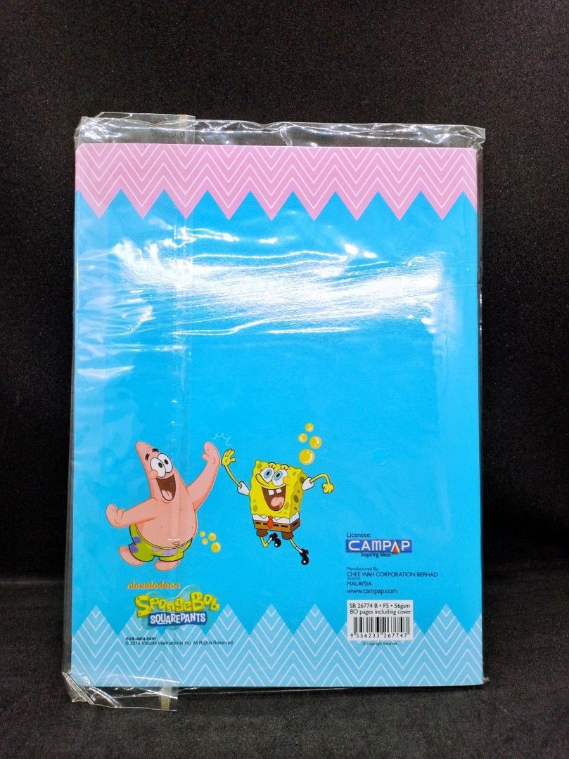 Original SpongeBob SquarePants NoteBook (Include Pencil and Eraser) # ...