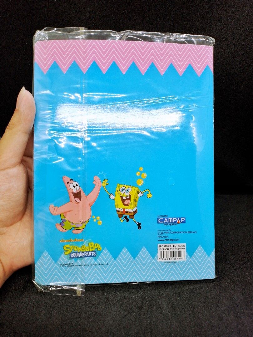 Original SpongeBob SquarePants NoteBook (Include Pencil and Eraser) # ...