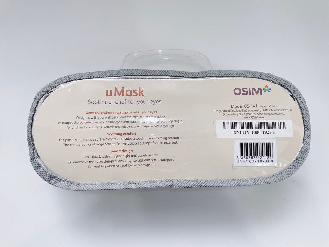 Osim uMask Eye Massager, Health & Nutrition, Massage Devices on Carousell
