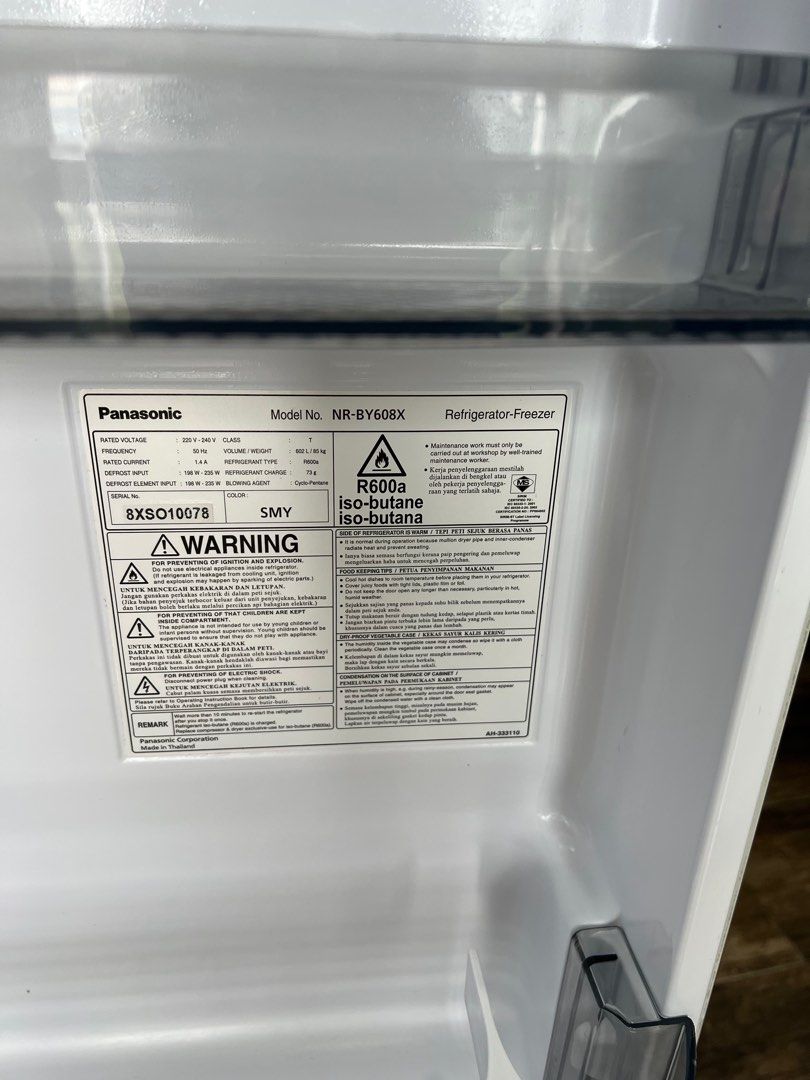 Panasonic fridge, TV & Home Appliances, Kitchen Appliances ...