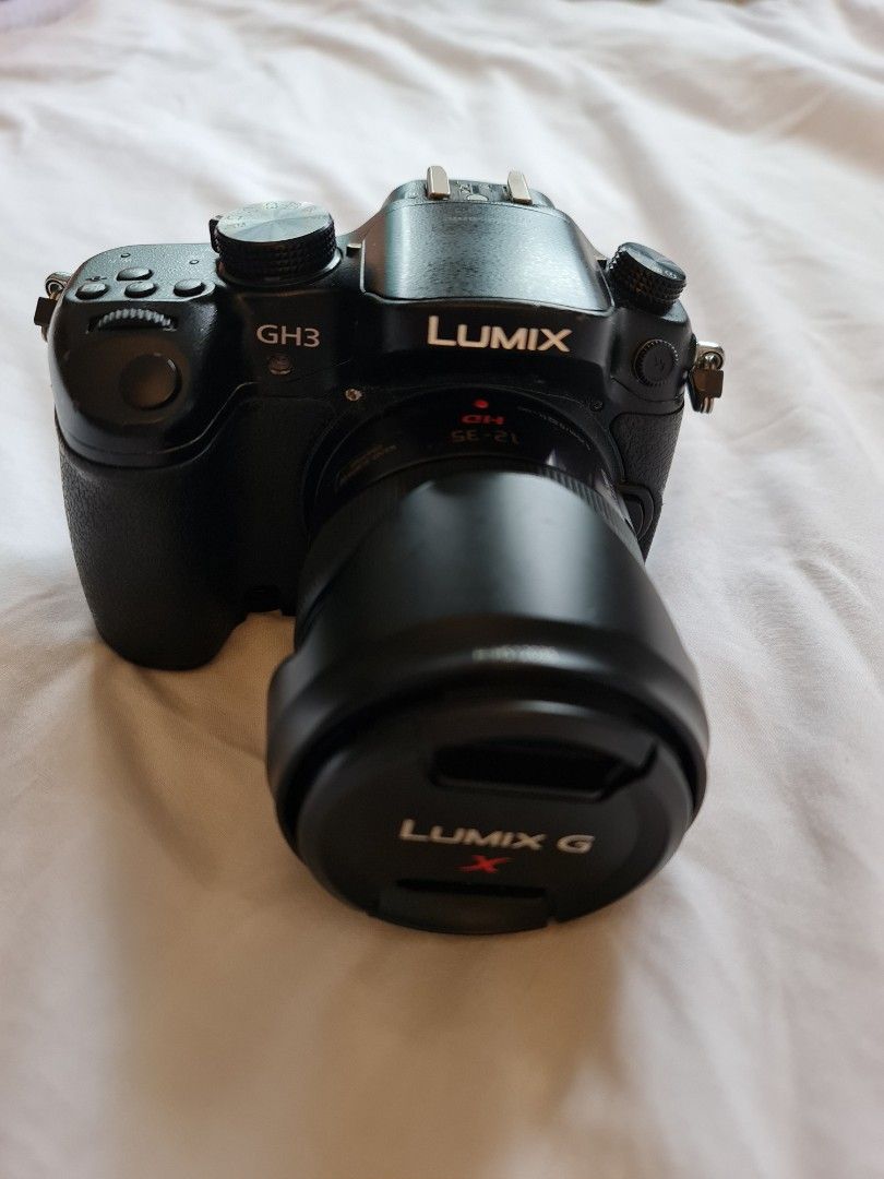 Panasonic Lumix GH3 with accessories, Photography, Cameras on Carousell