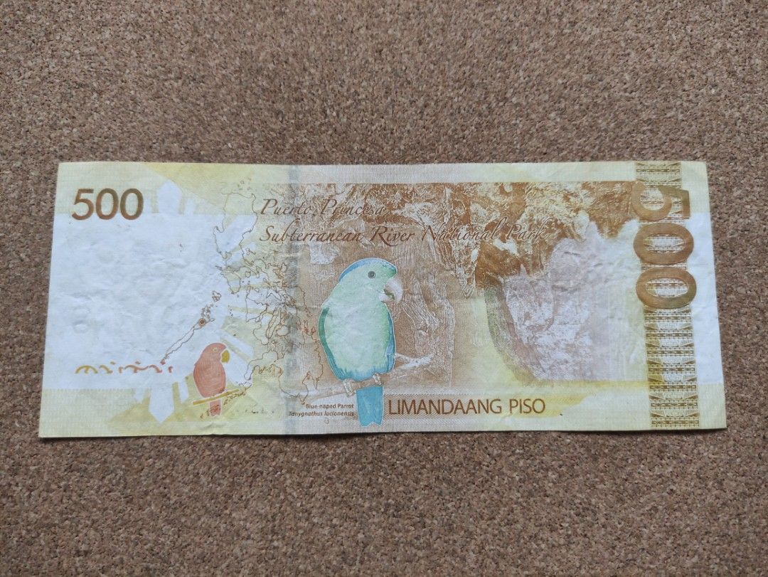 Philippine Banknote | Semi-solid serial 500 Piso, Hobbies & Toys ...