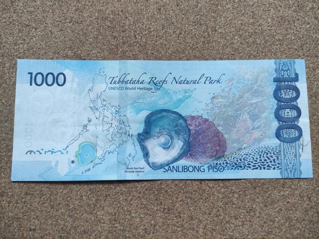 Philippine Banknote | Semi-solid serial 1000 Piso, Hobbies & Toys ...