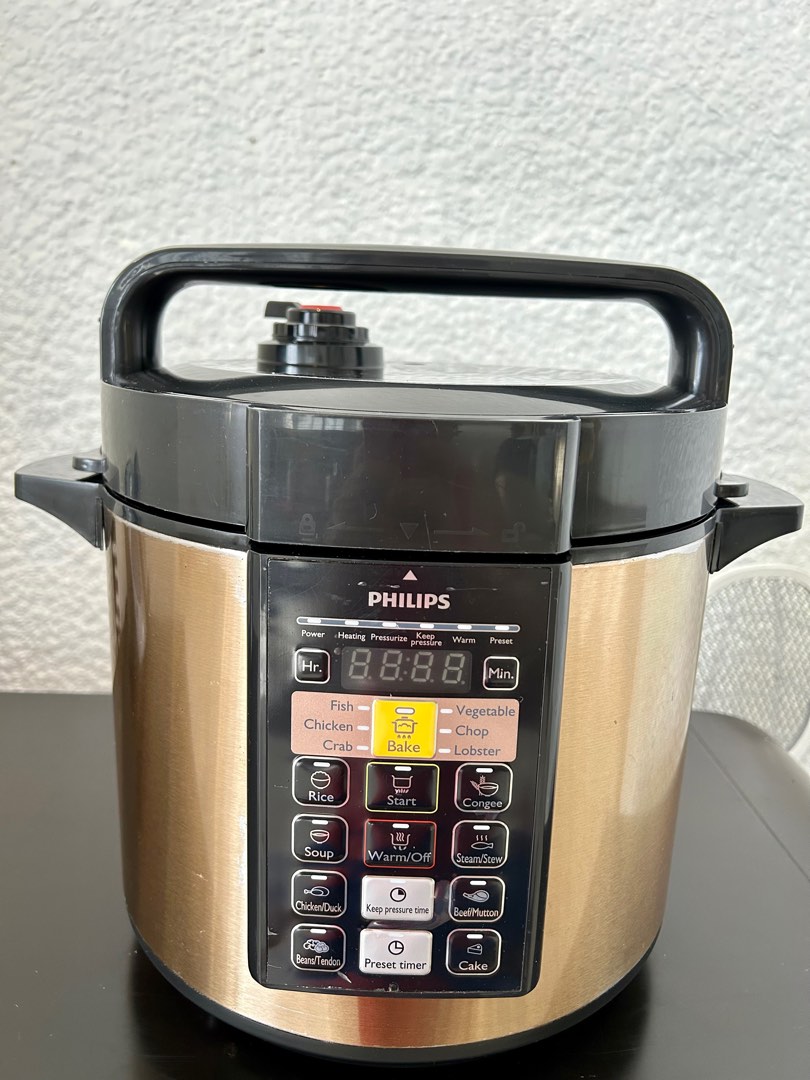Philips Electric Pressure Cooker, TV & Home Appliances, Kitchen ...