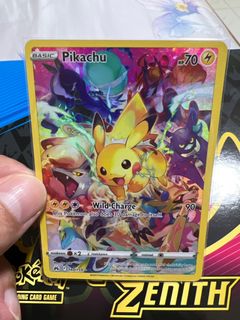 Pikachu SR 160/159 Crown Zenith Pokemon Card, Hobbies & Toys, Toys ...