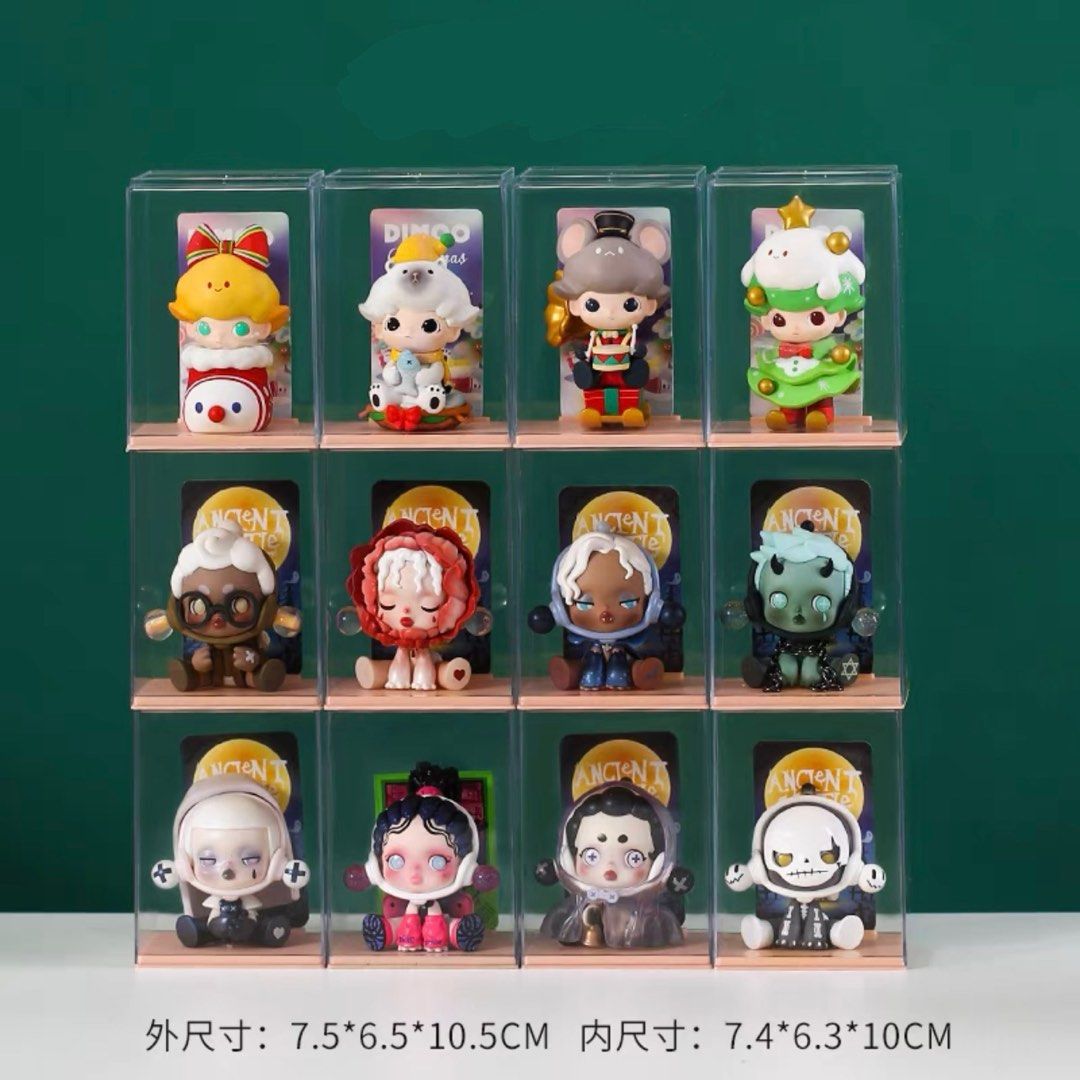 [PO] Pop Mart Display Case w Card Holder, Hobbies & Toys, Memorabilia ...