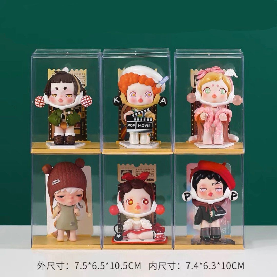 [PO] Pop Mart Display Case w Card Holder, Hobbies & Toys, Memorabilia ...
