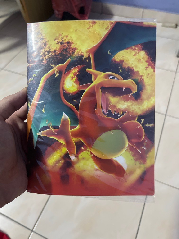 Pokemon Charizard Card Collection Book, Hobbies & Toys, Toys & Games on ...
