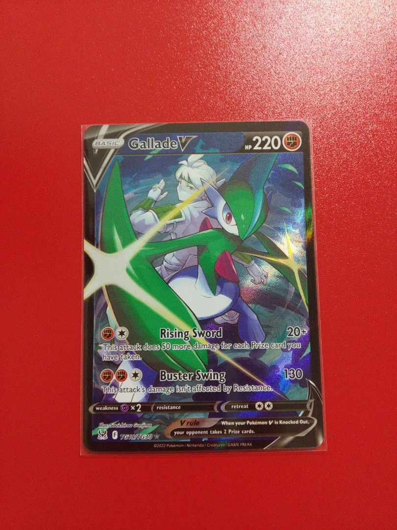 Pokemon TCG Gallade V Ultra Rare - SS11 Lost Origin Trainer Gallery ...