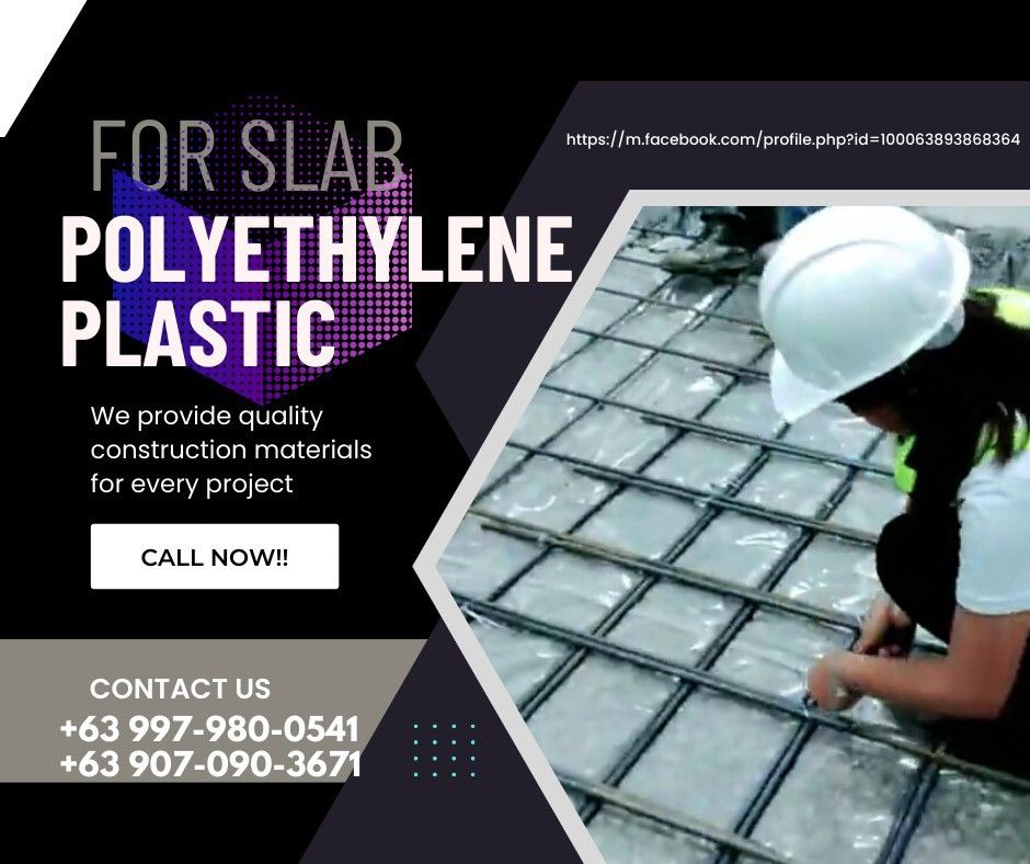 Polyethylene Plastic Sheet for SLAB, Commercial & Industrial ...