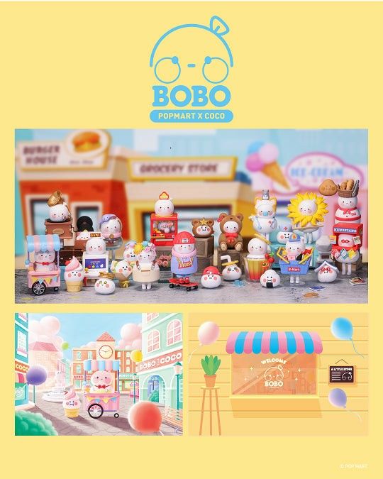 [POPMART] POPMART BOBO AND COCO A LITTLE STORE SERIES FULL SET AND ...