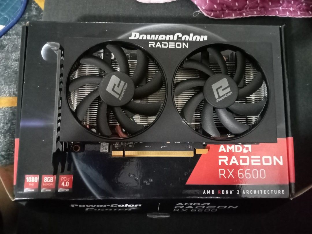 PowerColor Fighter RX6600, Computers & Tech, Parts & Accessories ...