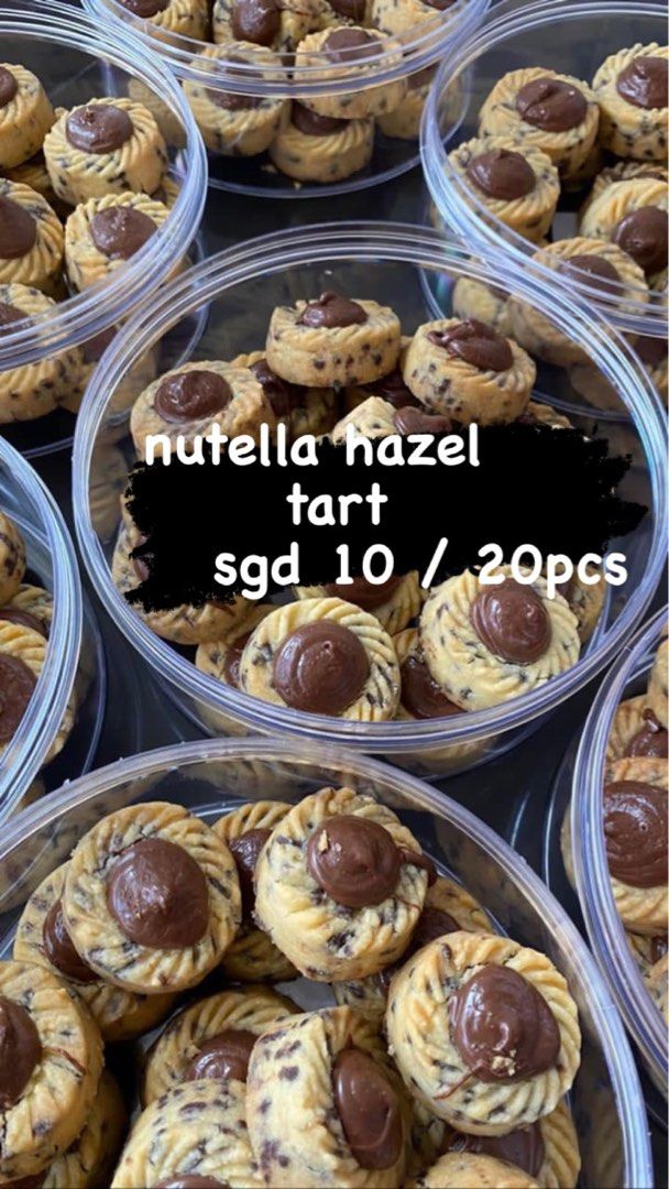 nutella tart (p/o hari raya), Food & Drinks, Homemade Bakes on Carousell