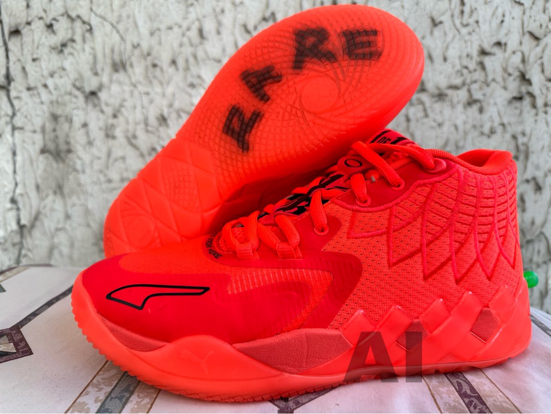 Puma MB.01 "Red Blast", Men's Fashion, Footwear, Sneakers on Carousell