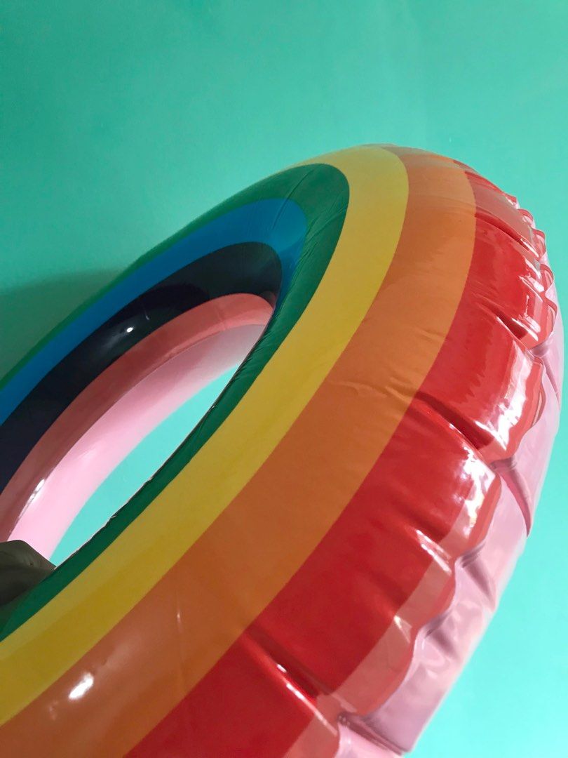 Rainbow Ring Floater / Salbabida for Kids, Hobbies & Toys, Travel ...